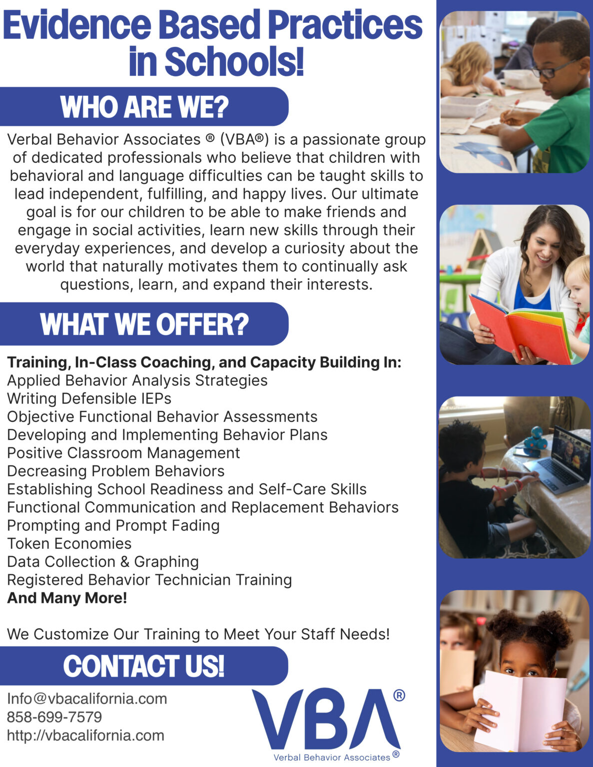 Services | Verbal Behavior Associates